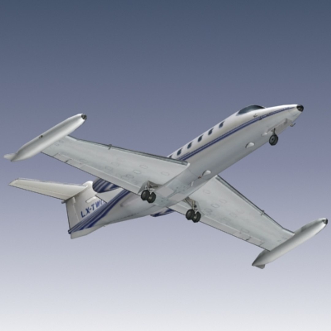 Learjet 35a 3d Model