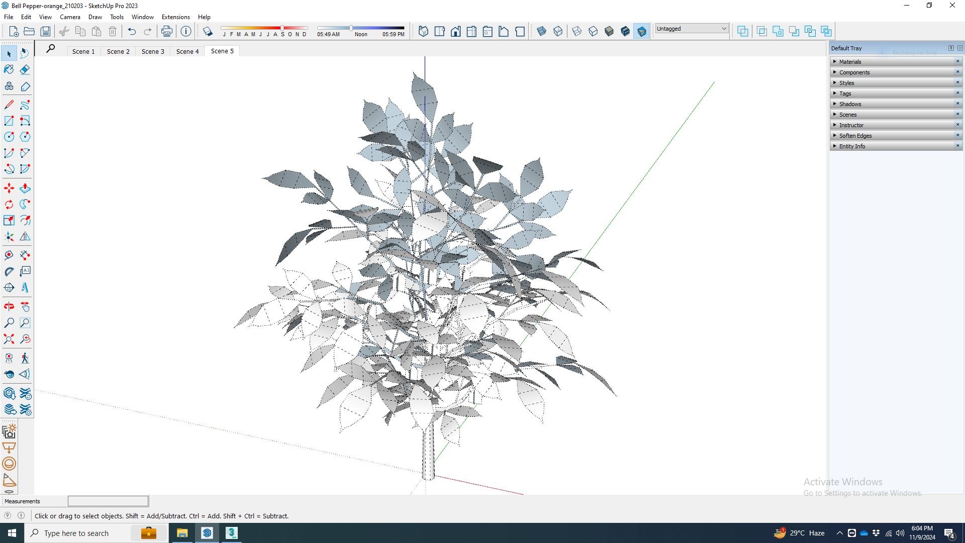 3D Bell Pepper-orange Model - TurboSquid 2309022