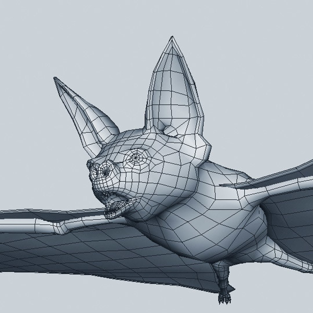 Green Lizard Bat 3D Model - TurboSquid 1337347