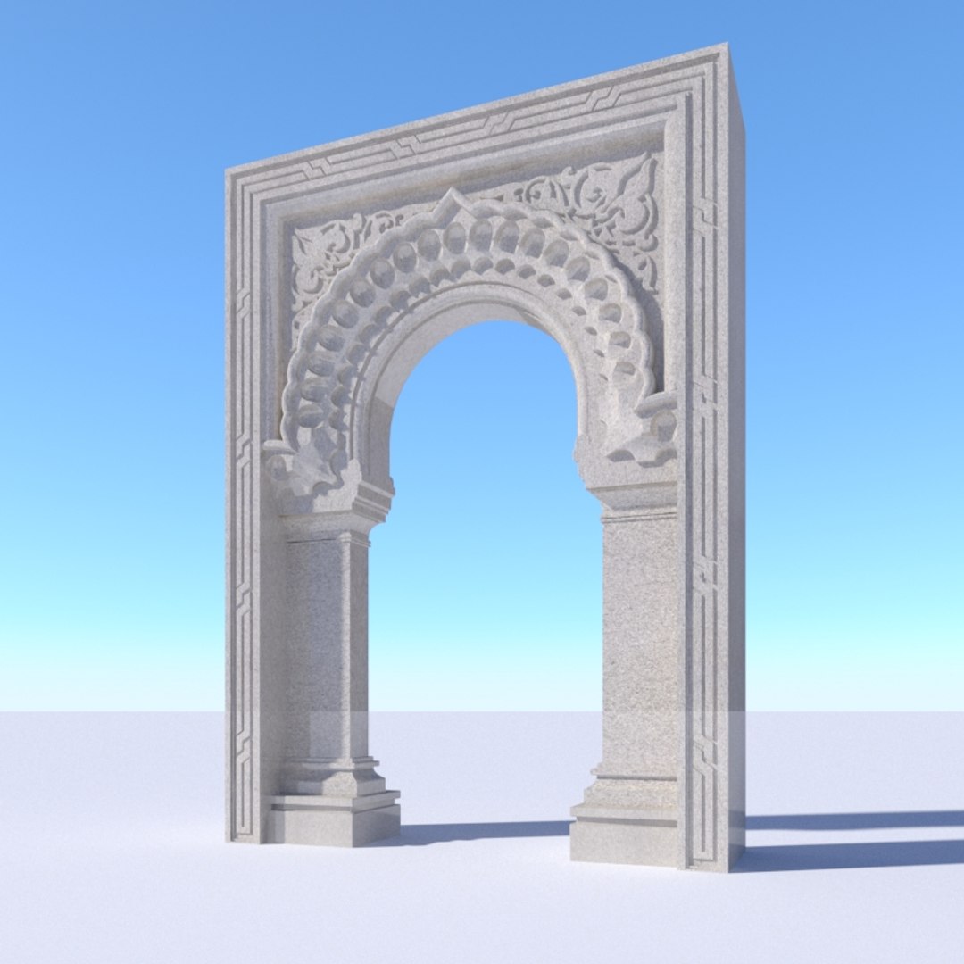 Oriental Islamic Arch Model - TurboSquid 1281651
