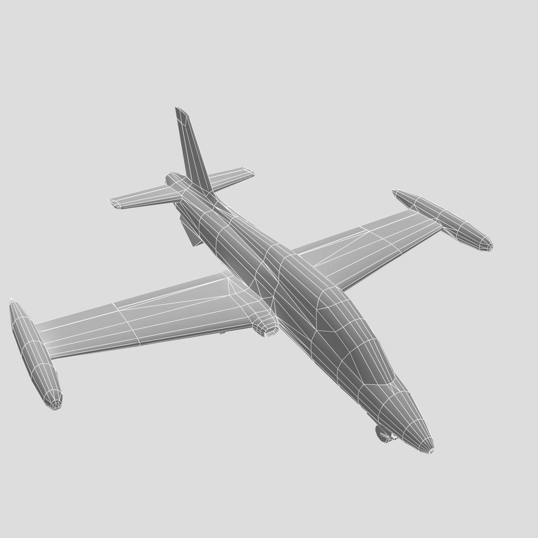 Aermacchi Basic Aircraft 3d Model