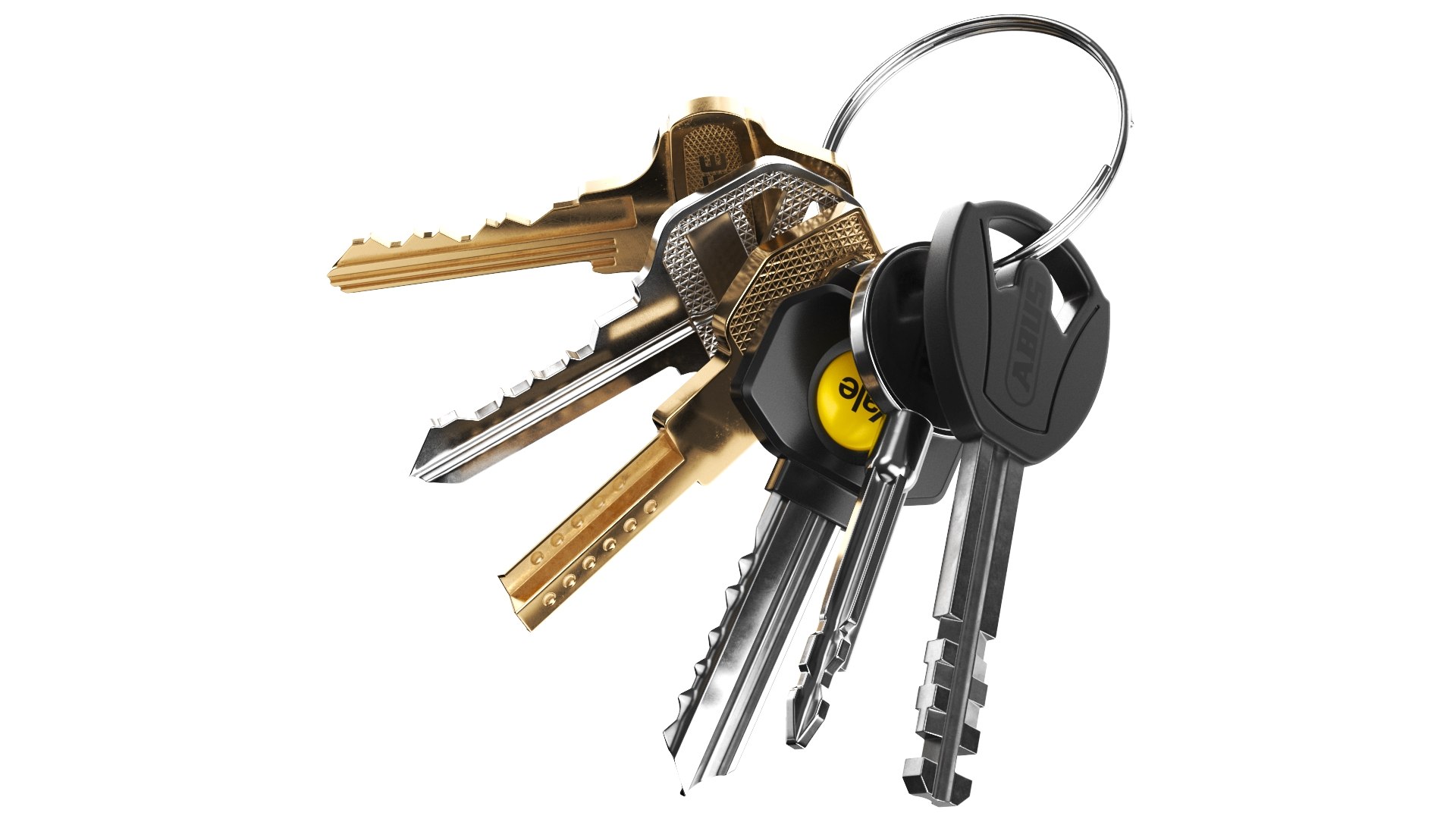 Detailed Key Ring 3D - TurboSquid 2272737