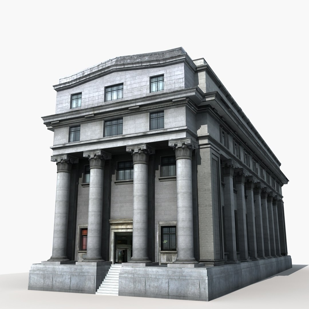 Old building model - TurboSquid 1318902