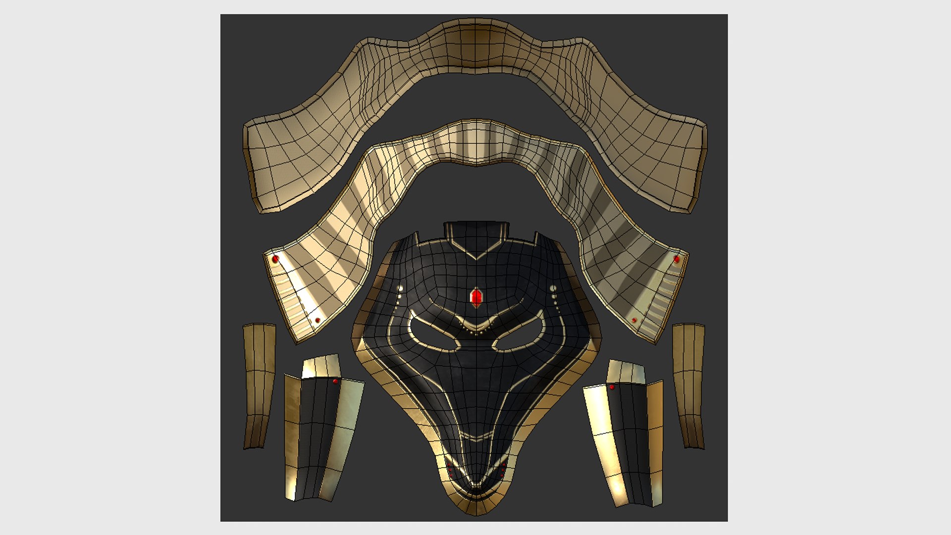 Seth Mask A09 - Egyptian Gods Character Clothing Model - TurboSquid 2238118