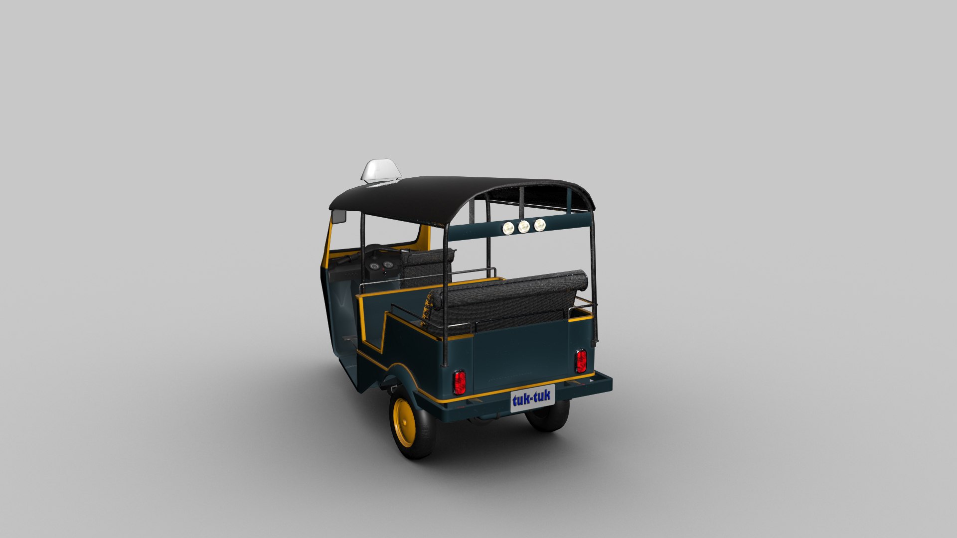 3D Tuk Tuk Lowpoly - TurboSquid 2187194