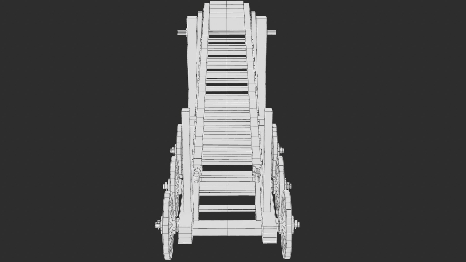 3D Medieval Siege Ladder PBR Model - TurboSquid 2040373