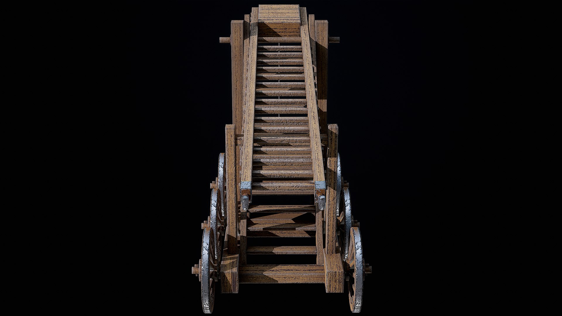 3D Medieval Siege Ladder PBR Model - TurboSquid 2040373