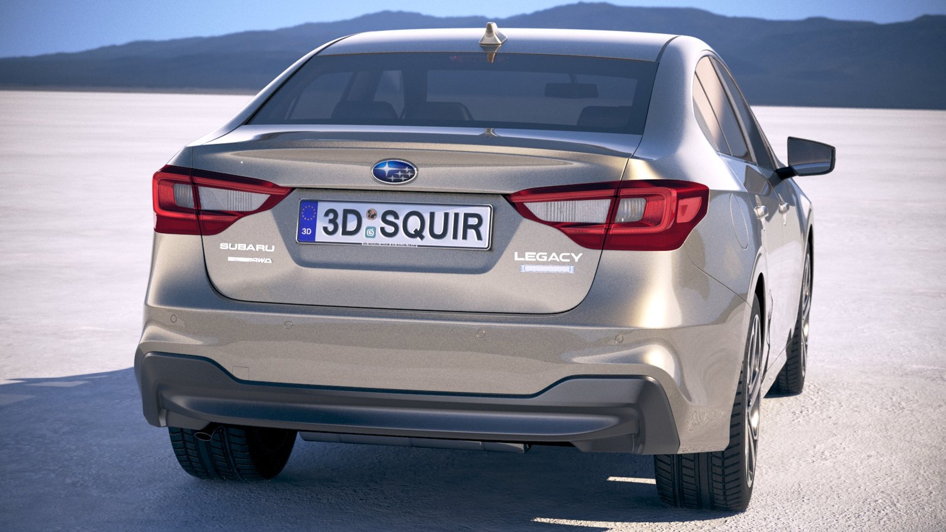 Subaru legacy 2020 3D model - TurboSquid 1400513