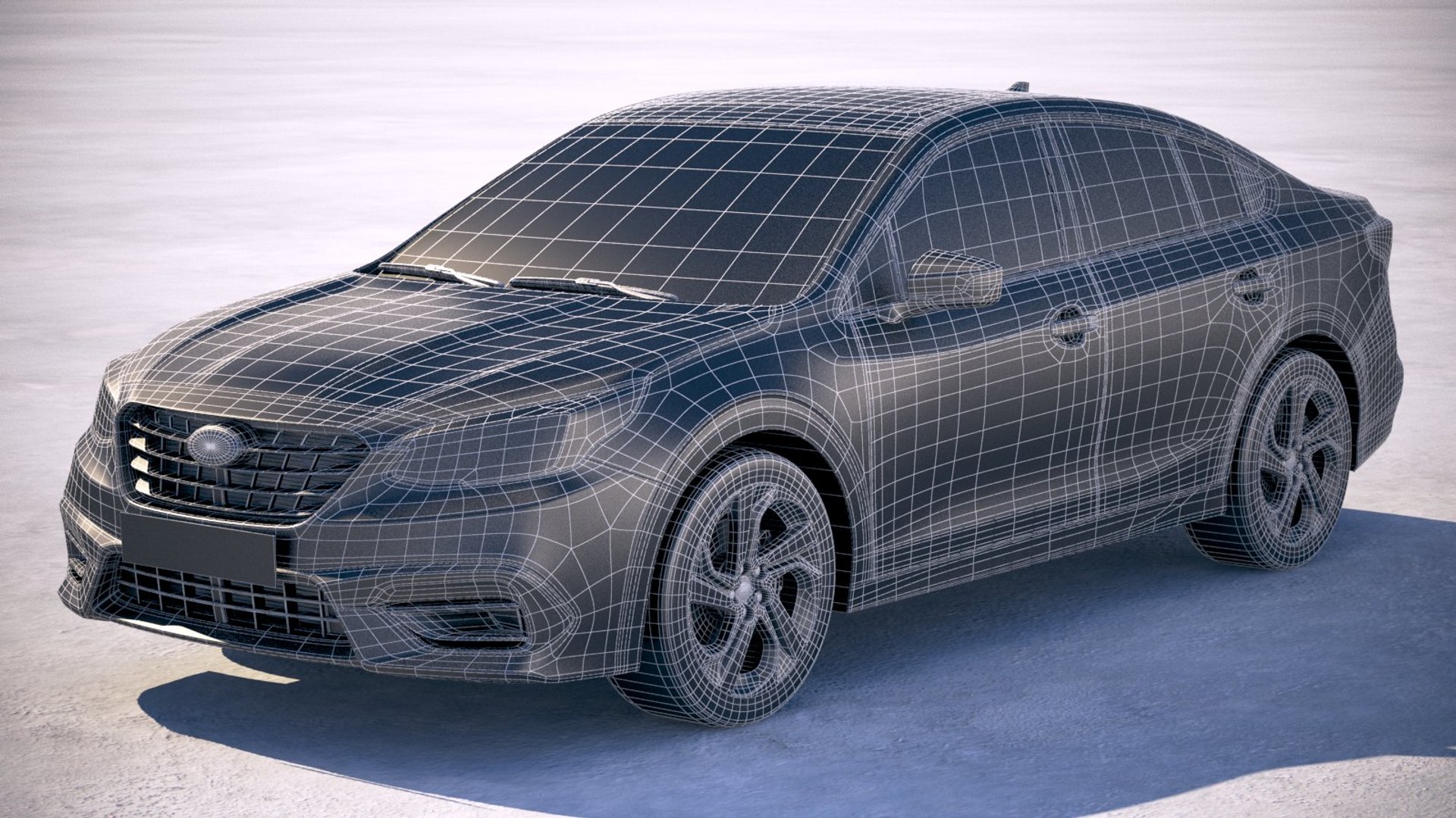 Subaru Legacy 2020 3D Model - TurboSquid 1400513