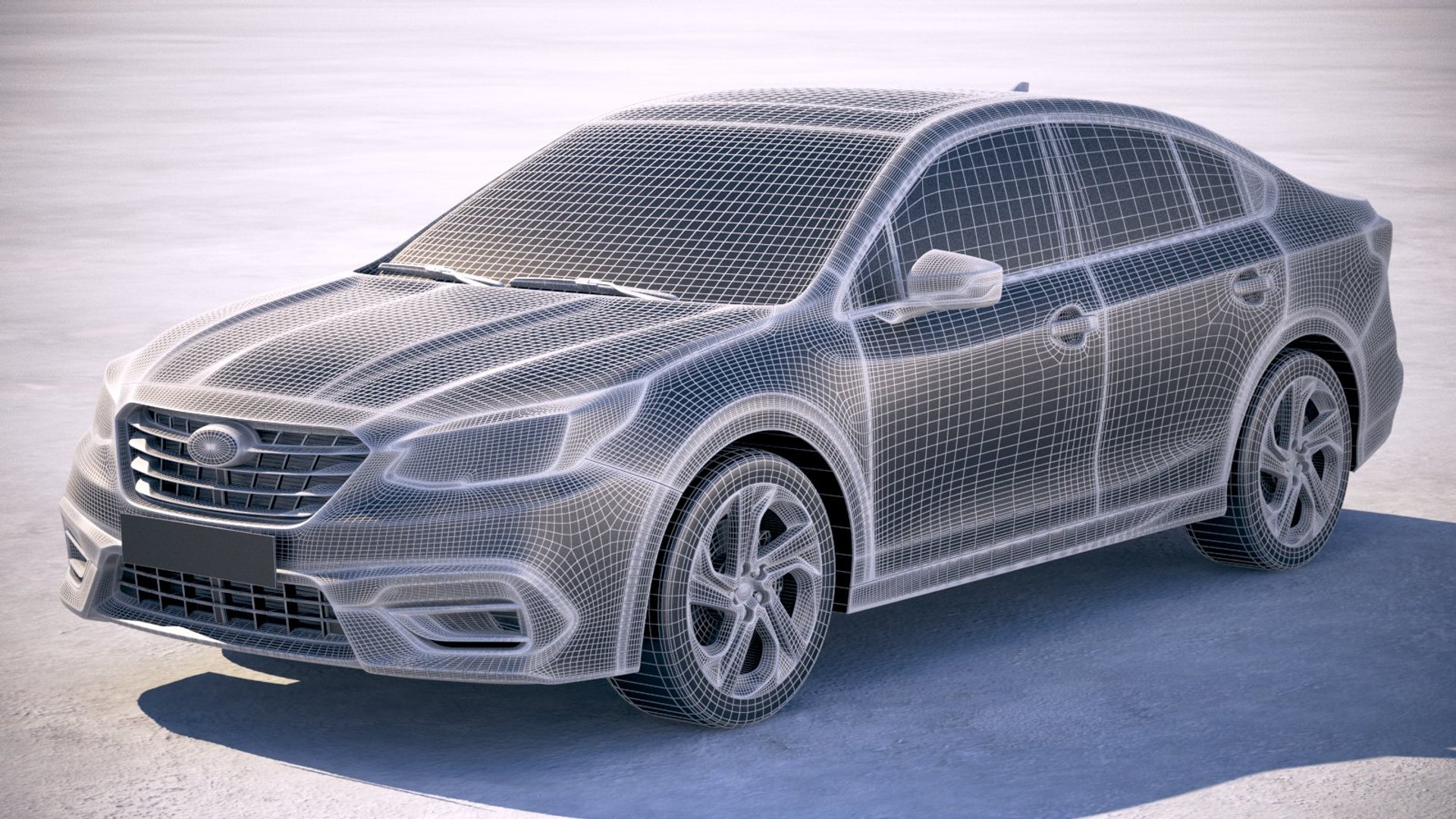 Subaru Legacy 2020 3D Model - TurboSquid 1400513