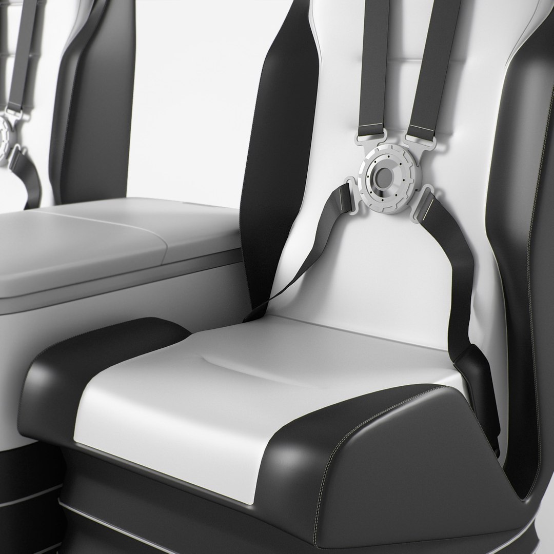 3d Helicopter Business Seats Model