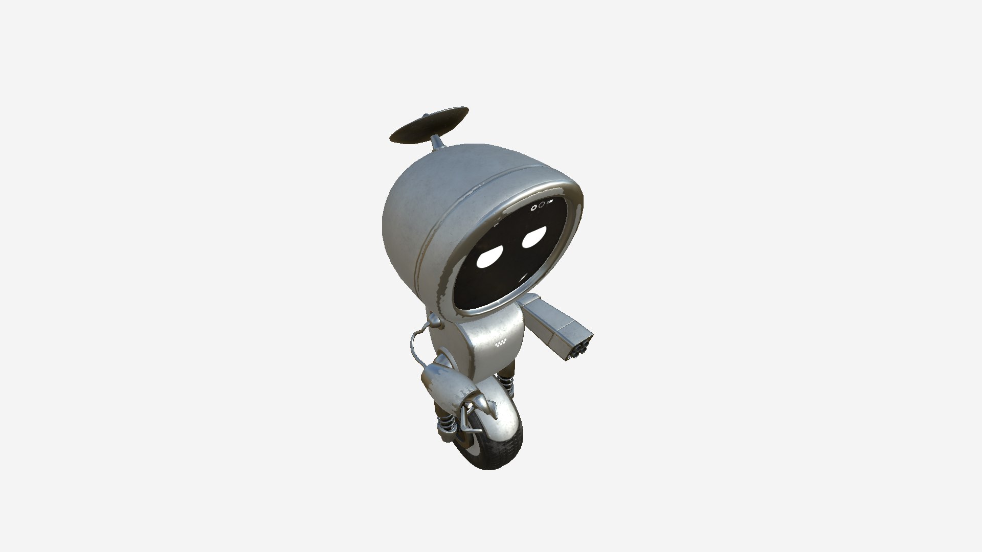 Wheel Robot H05 Steel - SciFi Character Design 3D - TurboSquid 1882530