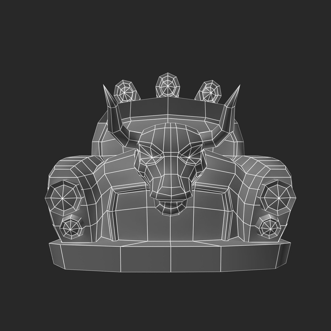 3d car gaming asset model