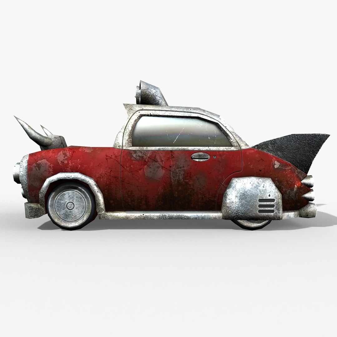 3d car gaming asset model