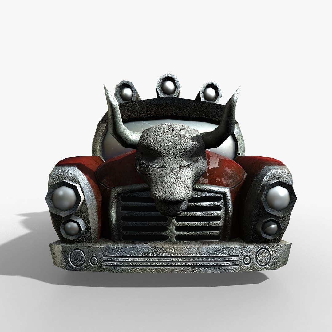 3d car gaming asset model