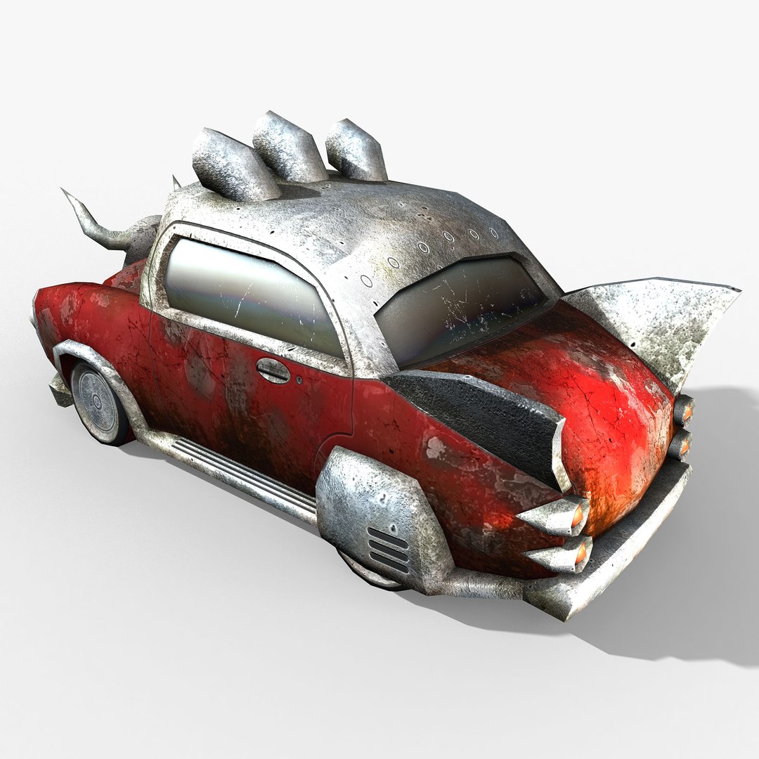 3d car gaming asset model