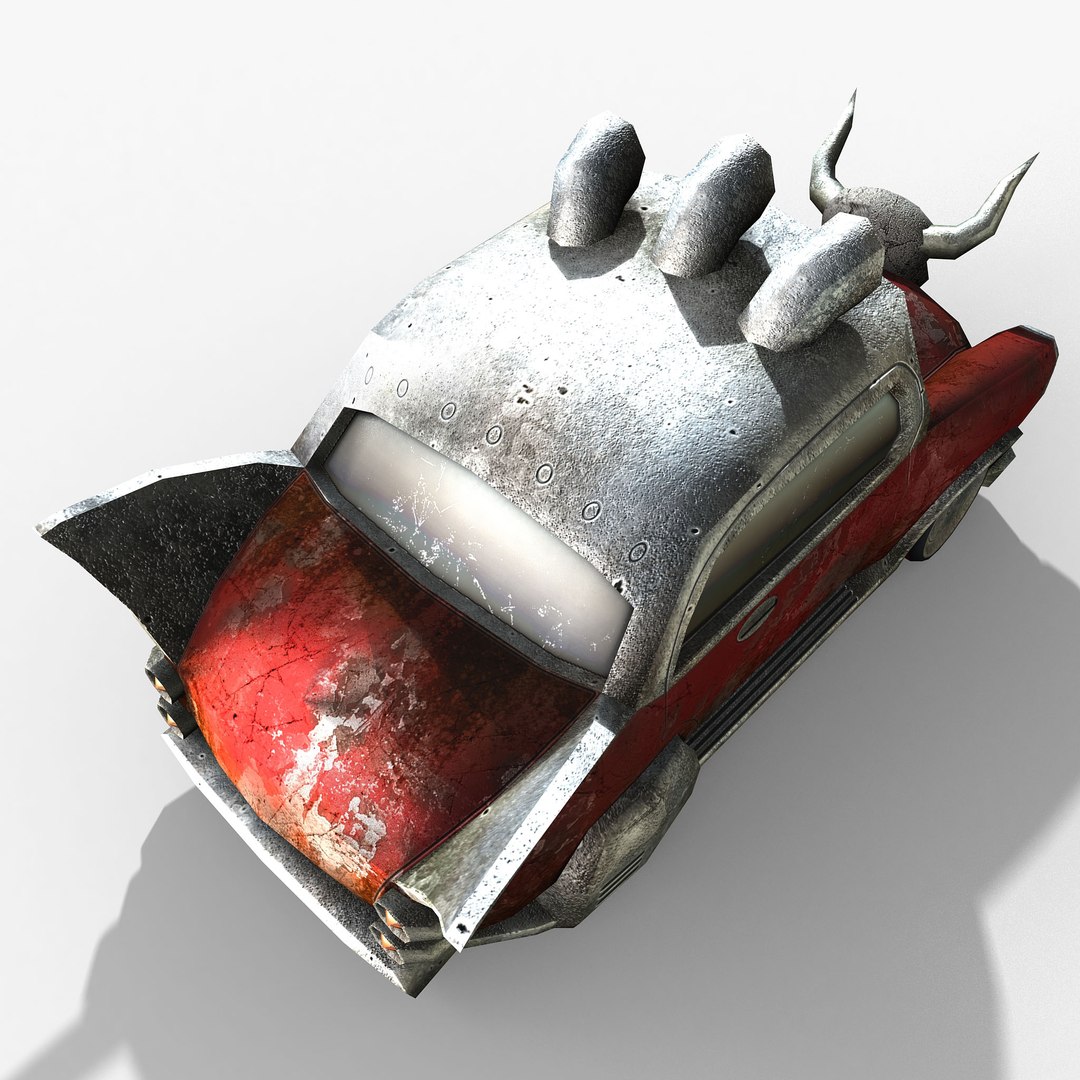 3d car gaming asset model