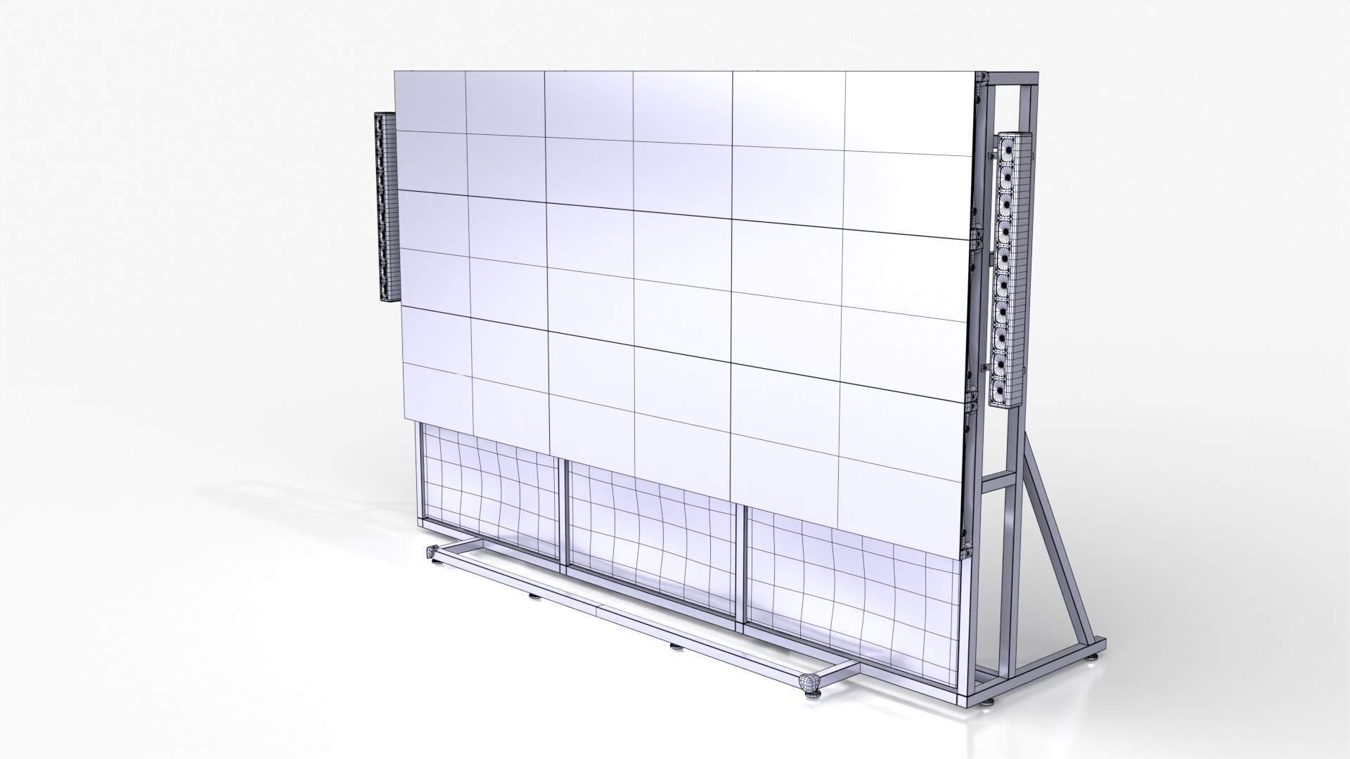 3D Model LCD Wall Single Panel - TurboSquid 2276515
