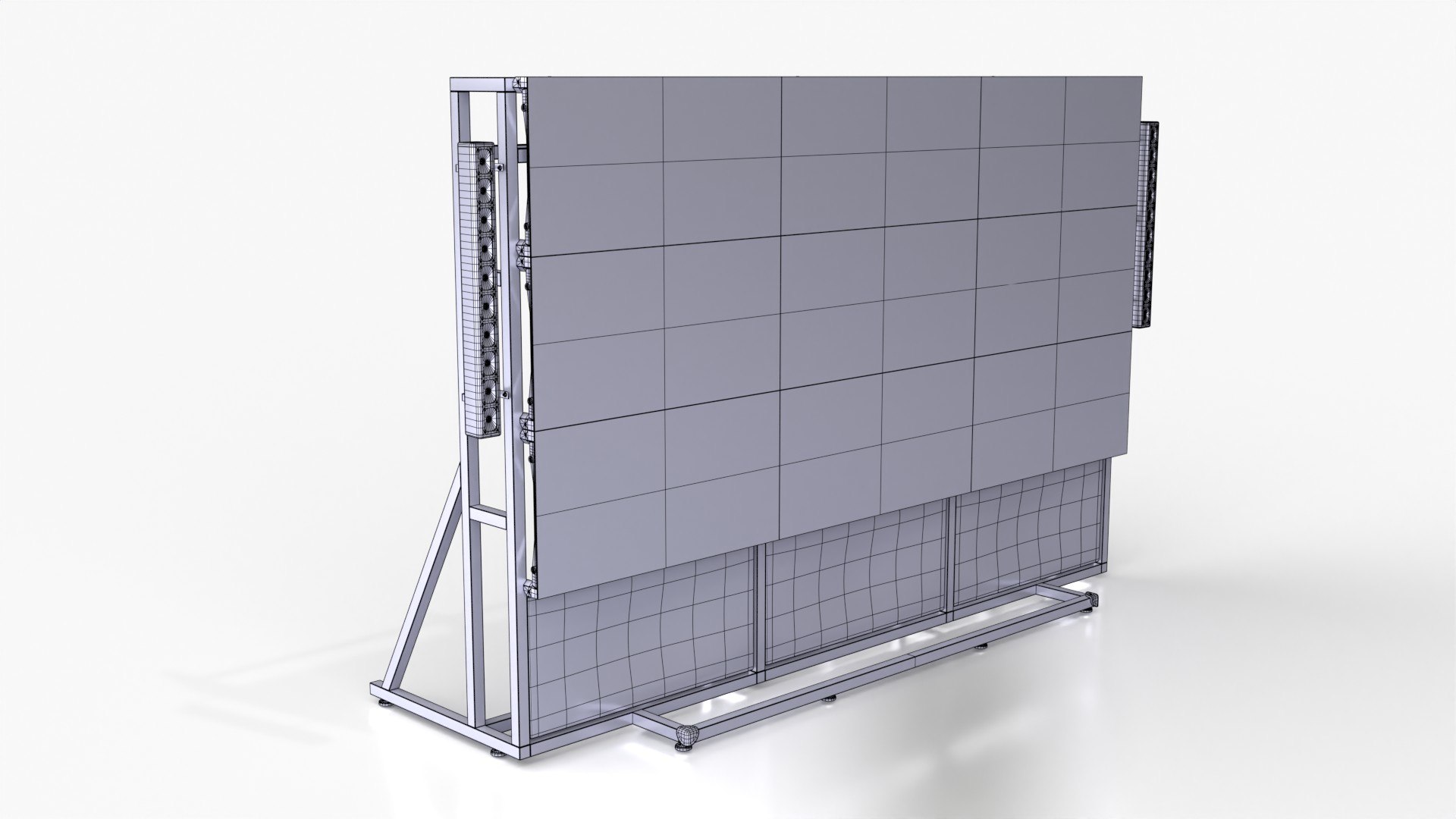 3D Model LCD Wall Single Panel - TurboSquid 2276515
