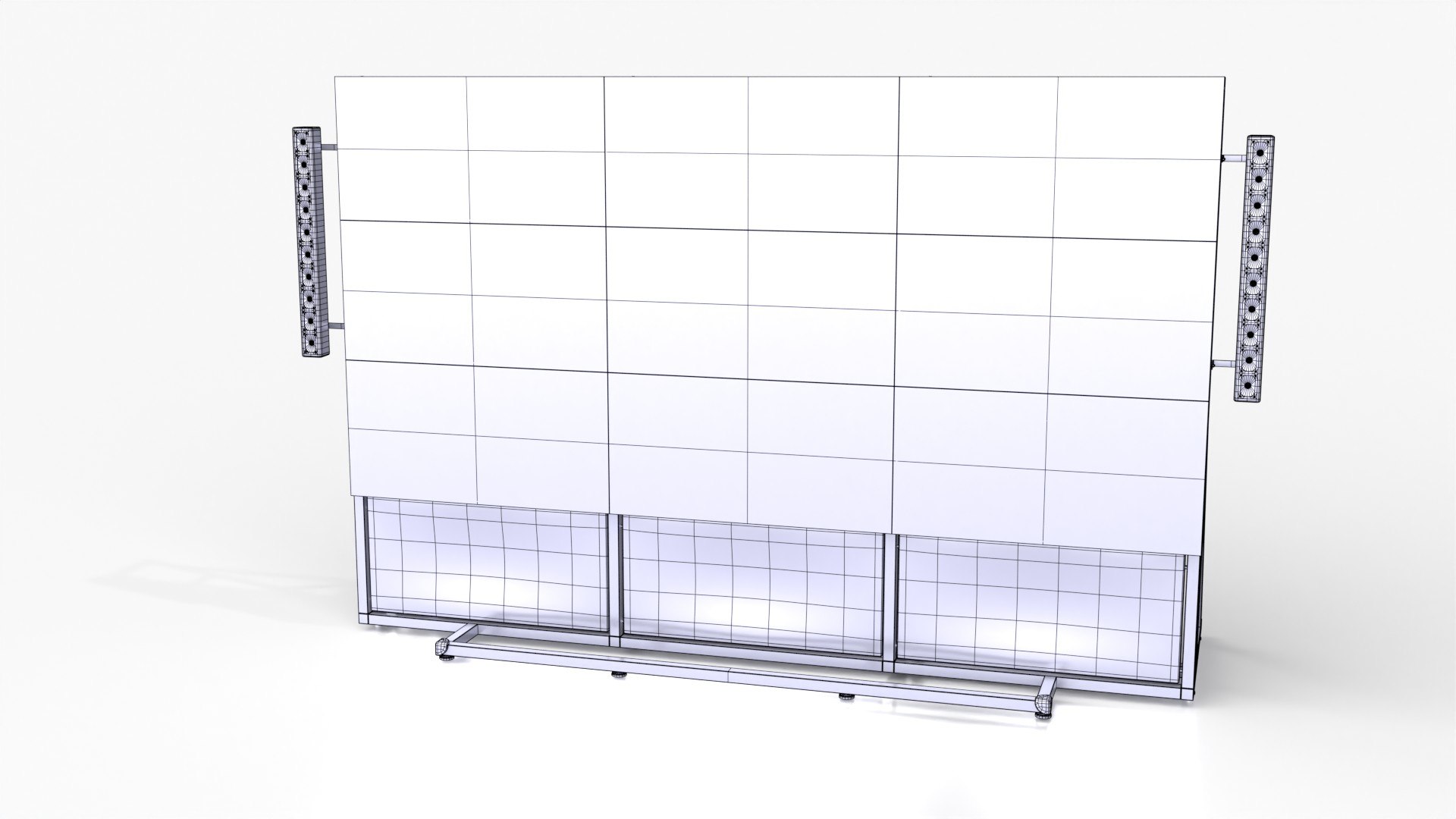 3D Model LCD Wall Single Panel - TurboSquid 2276515