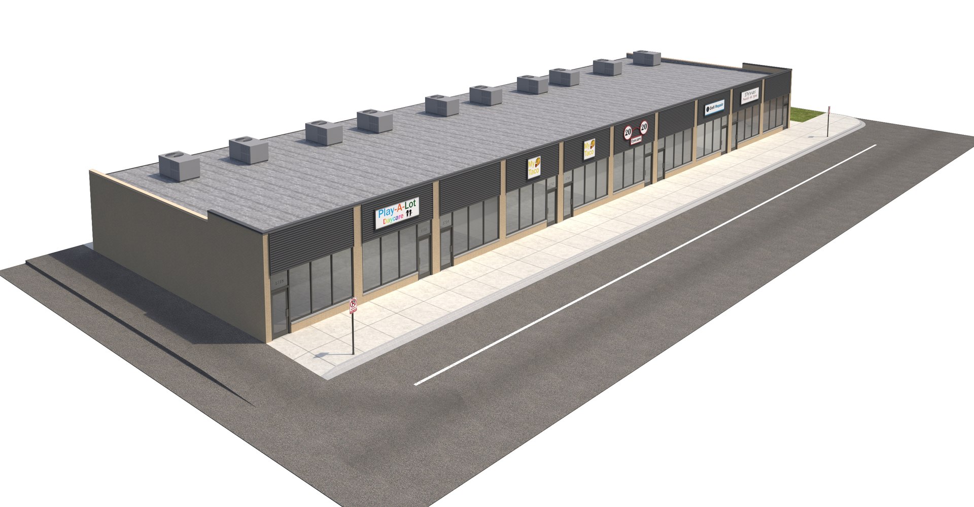 Store Retailer Mall 3D Model - TurboSquid 1651727