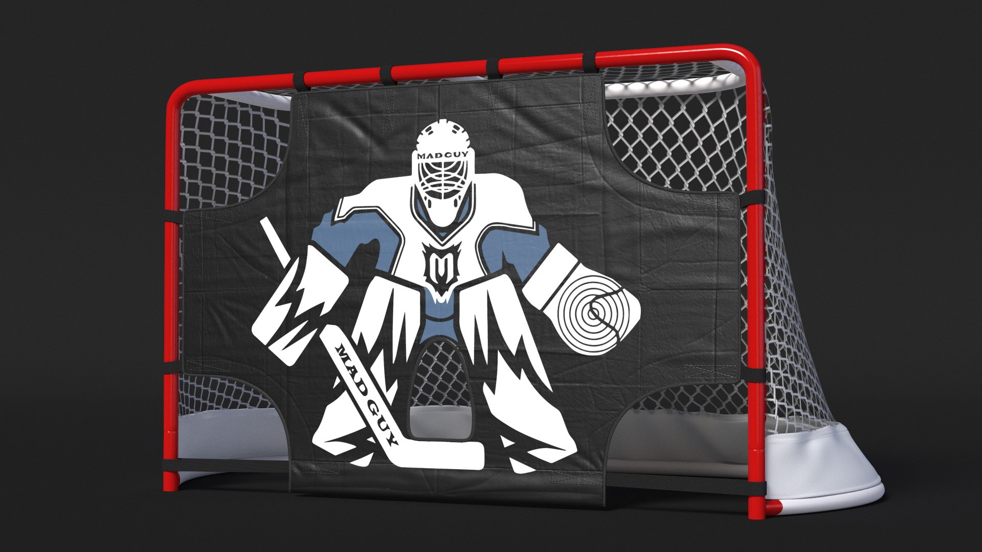 3D Model Hockey Shooting Target Mad Guy - TurboSquid 2322231