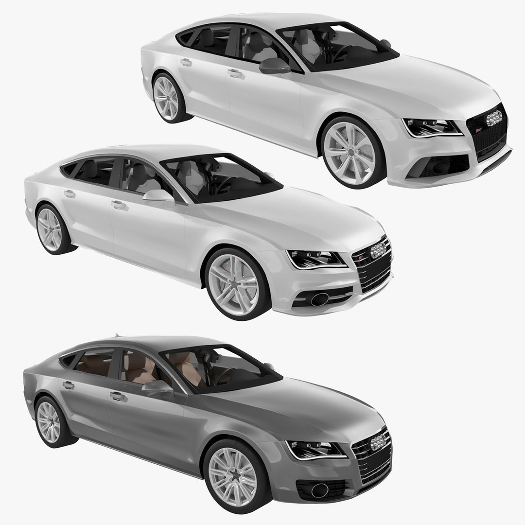 Audi A7 Collection 2 3D Model - TurboSquid 2051945