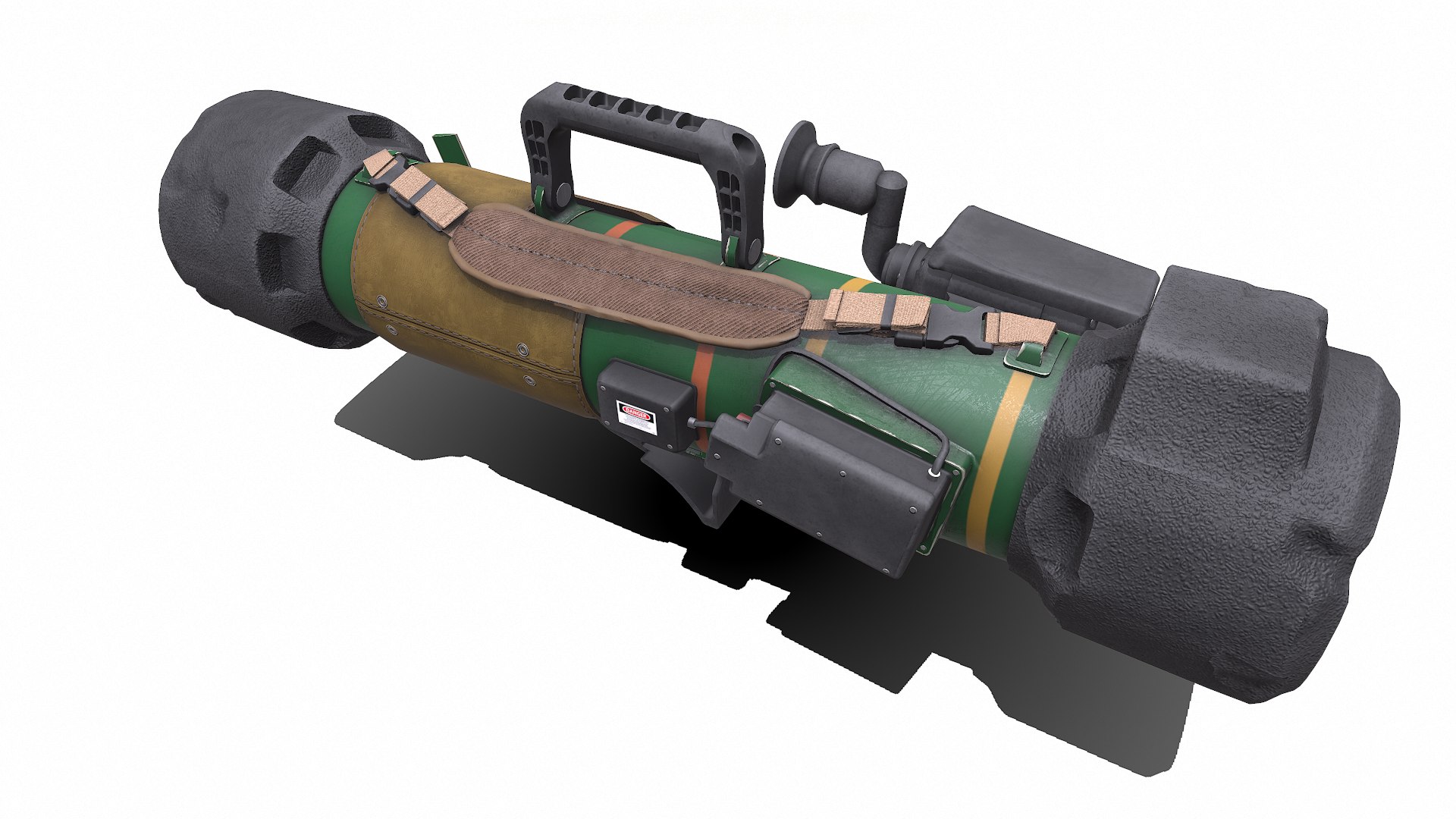 3D FGM 172 SRAW Anti Tank Rocket Launcher Low-poly PBR Model ...