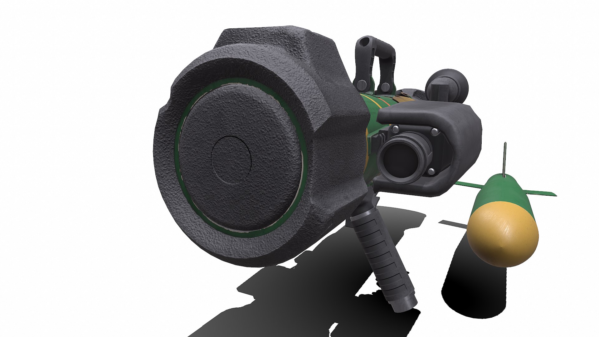 3D FGM 172 SRAW Anti Tank Rocket Launcher Low-poly PBR Model ...