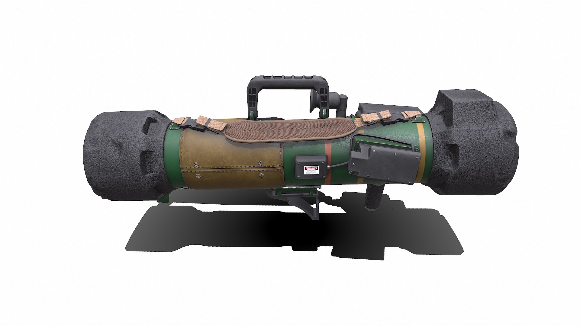 3D FGM 172 SRAW Anti Tank Rocket Launcher Low-poly PBR Model ...