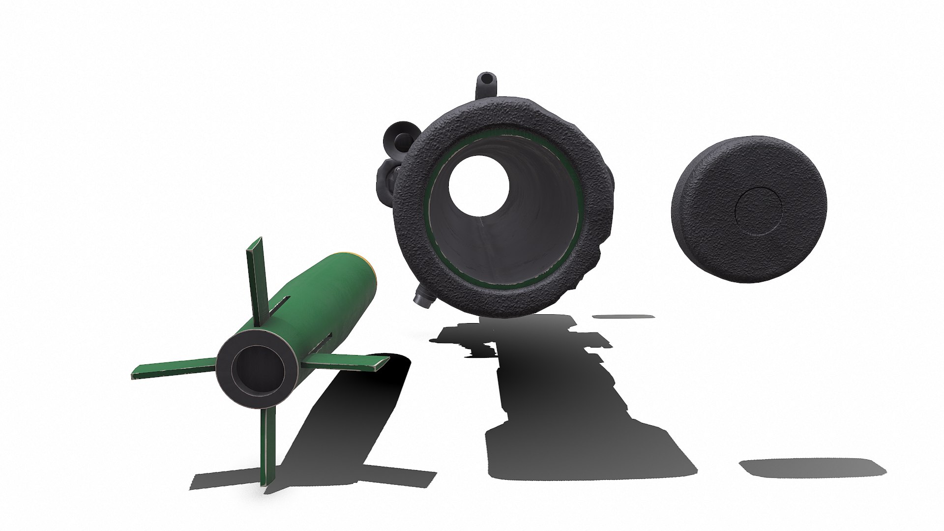 3D FGM 172 SRAW Anti Tank Rocket Launcher Low-poly PBR Model ...