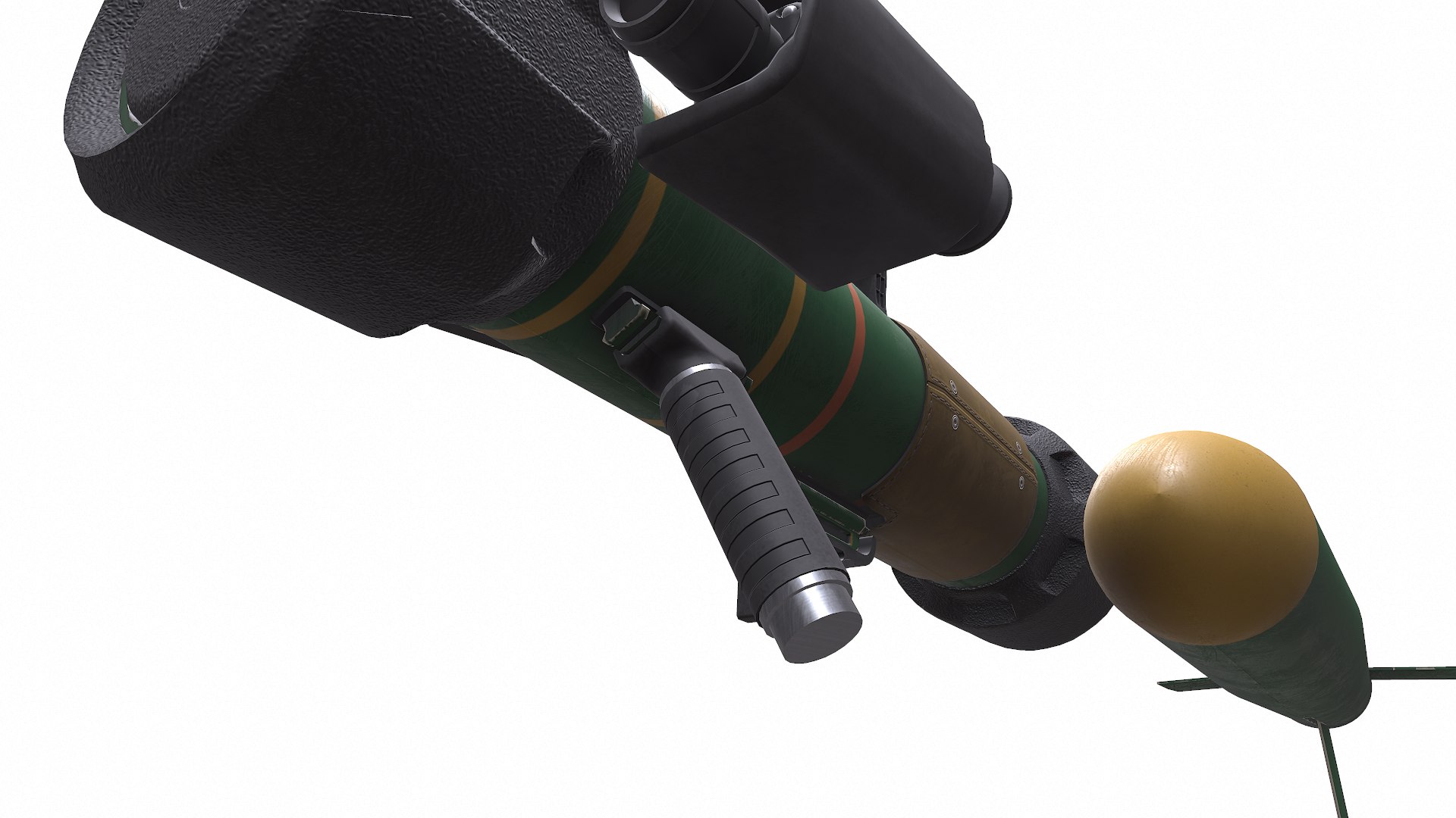 3D FGM 172 SRAW Anti Tank Rocket Launcher Low-poly PBR Model ...