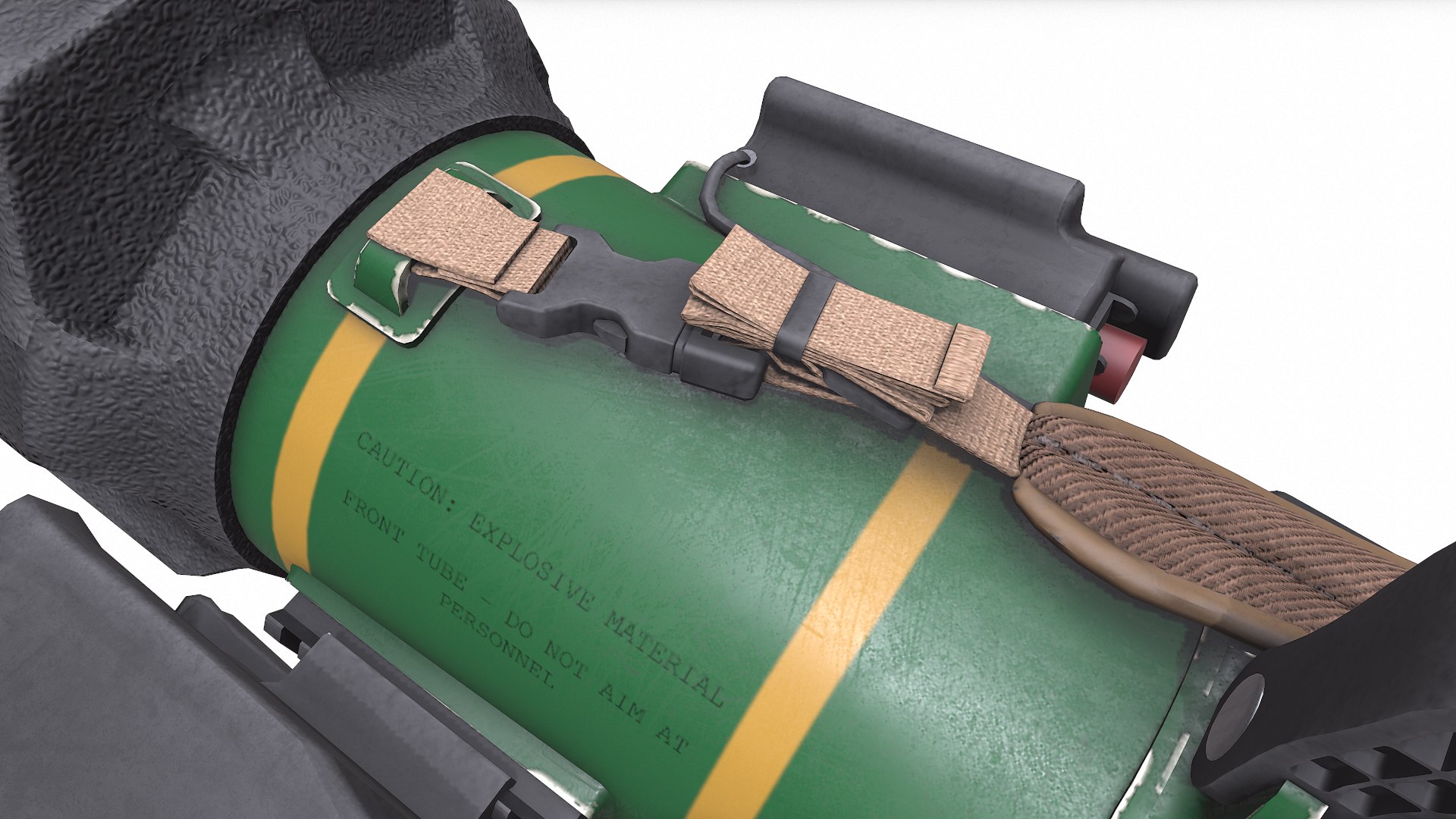 3D FGM 172 SRAW Anti Tank Rocket Launcher Low-poly PBR Model ...