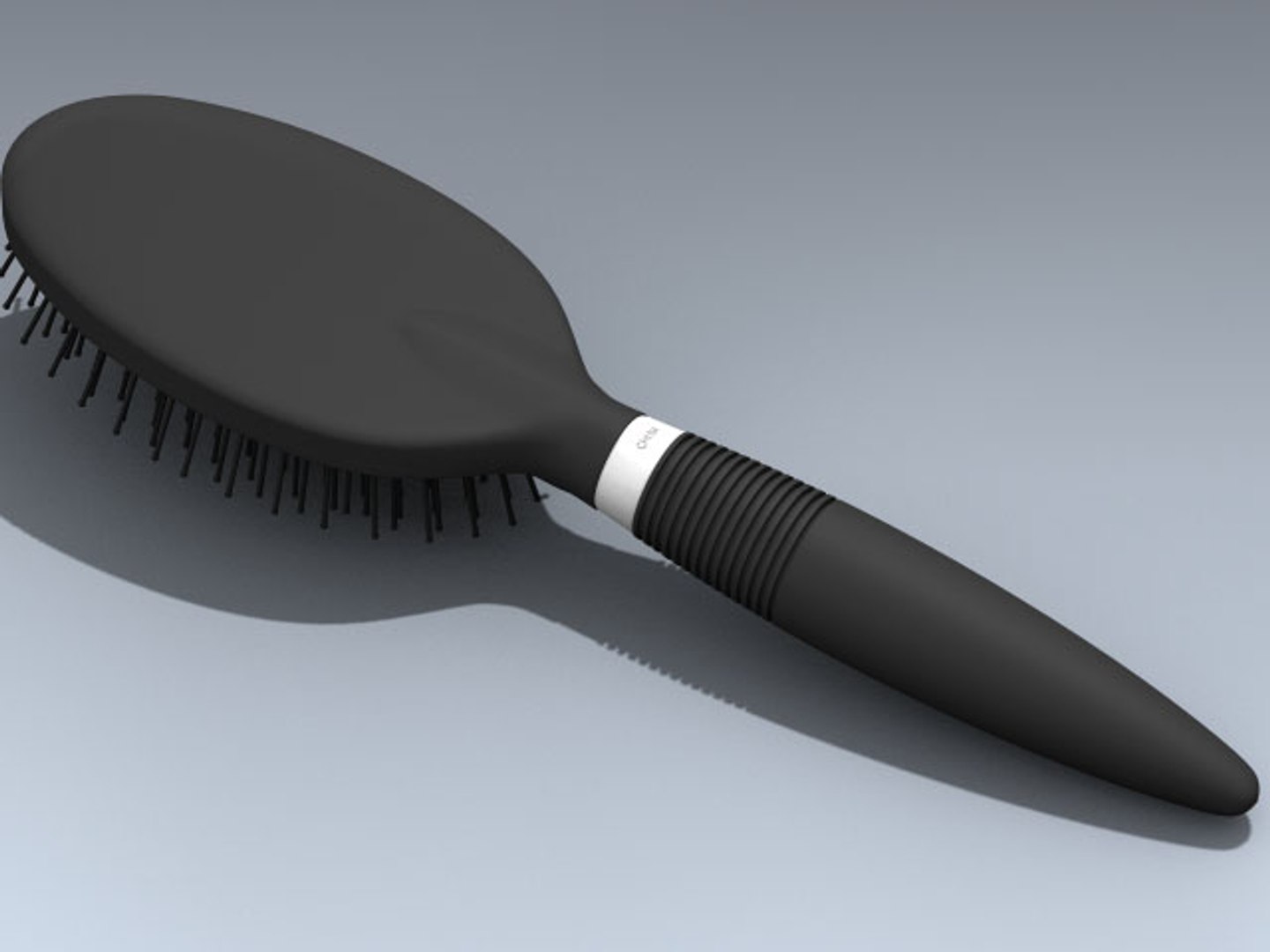Hair Brush 3d Model