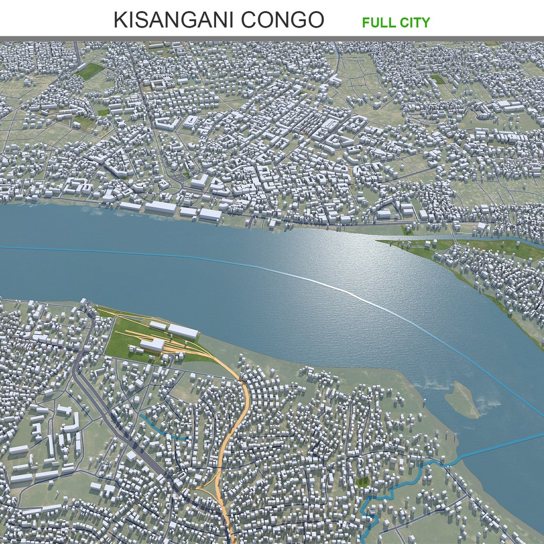Kisangani Congo 3D - TurboSquid 2100446