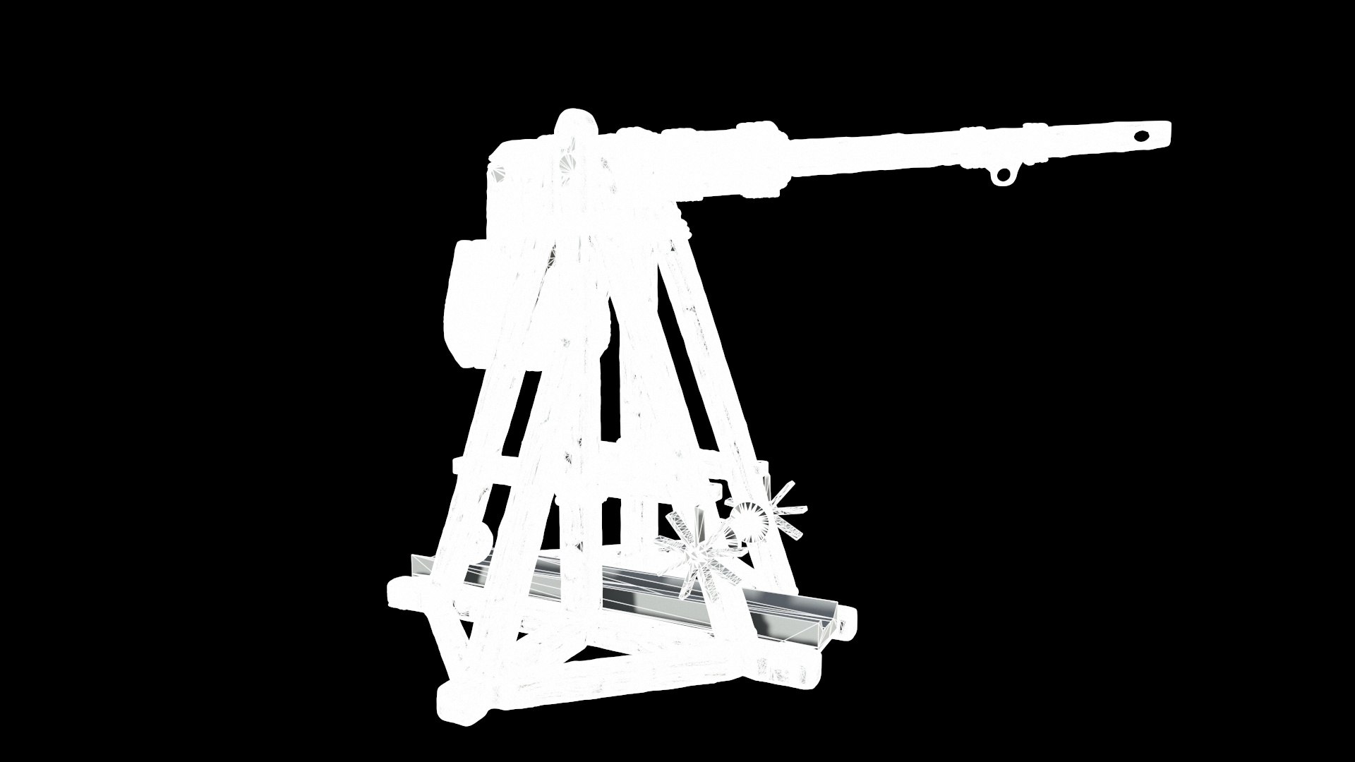 3D Siege Machine Trebuchet Model - TurboSquid 2320183