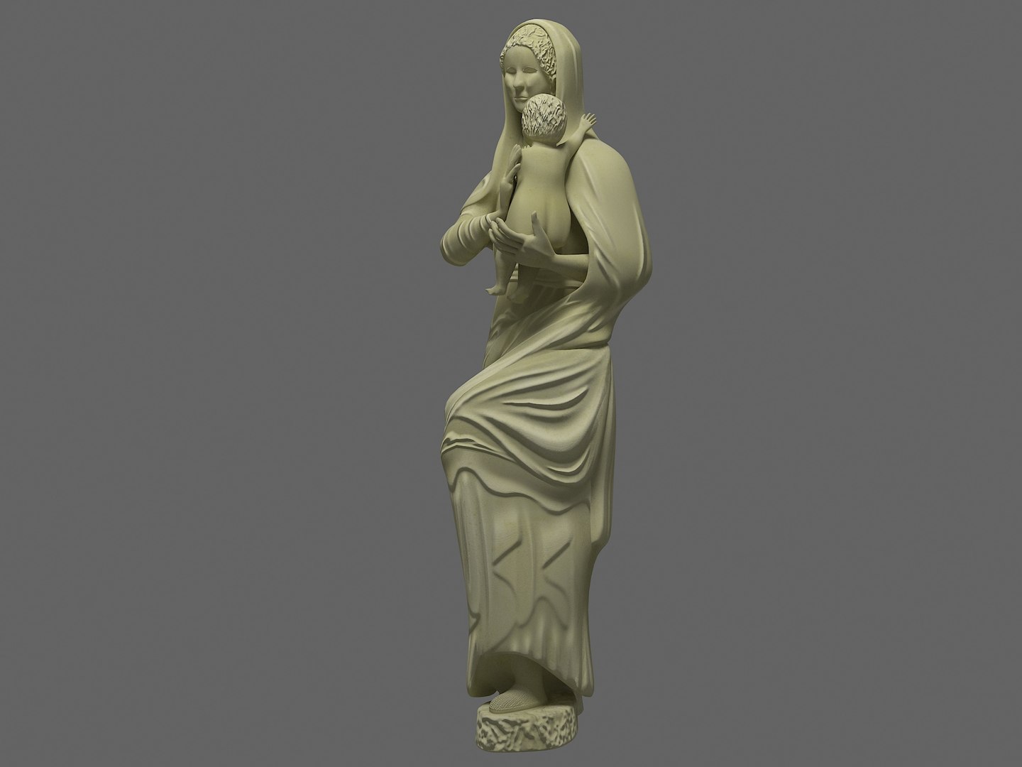 3D Madonna Del Sasso 3D Statue Model - TurboSquid 2156152