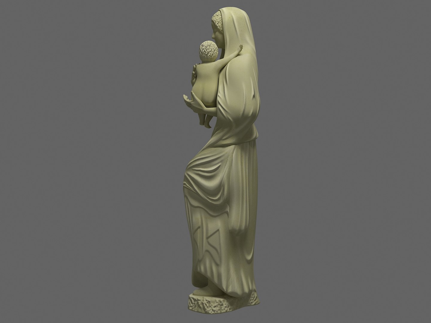 3D Madonna Del Sasso 3D Statue Model - TurboSquid 2156152