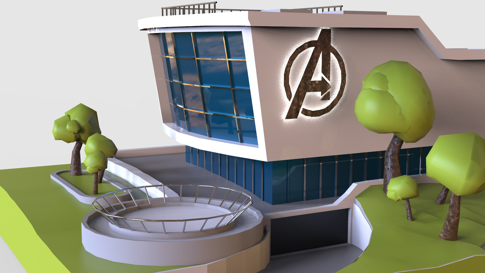 Avengers facility 3D model - TurboSquid 1707905