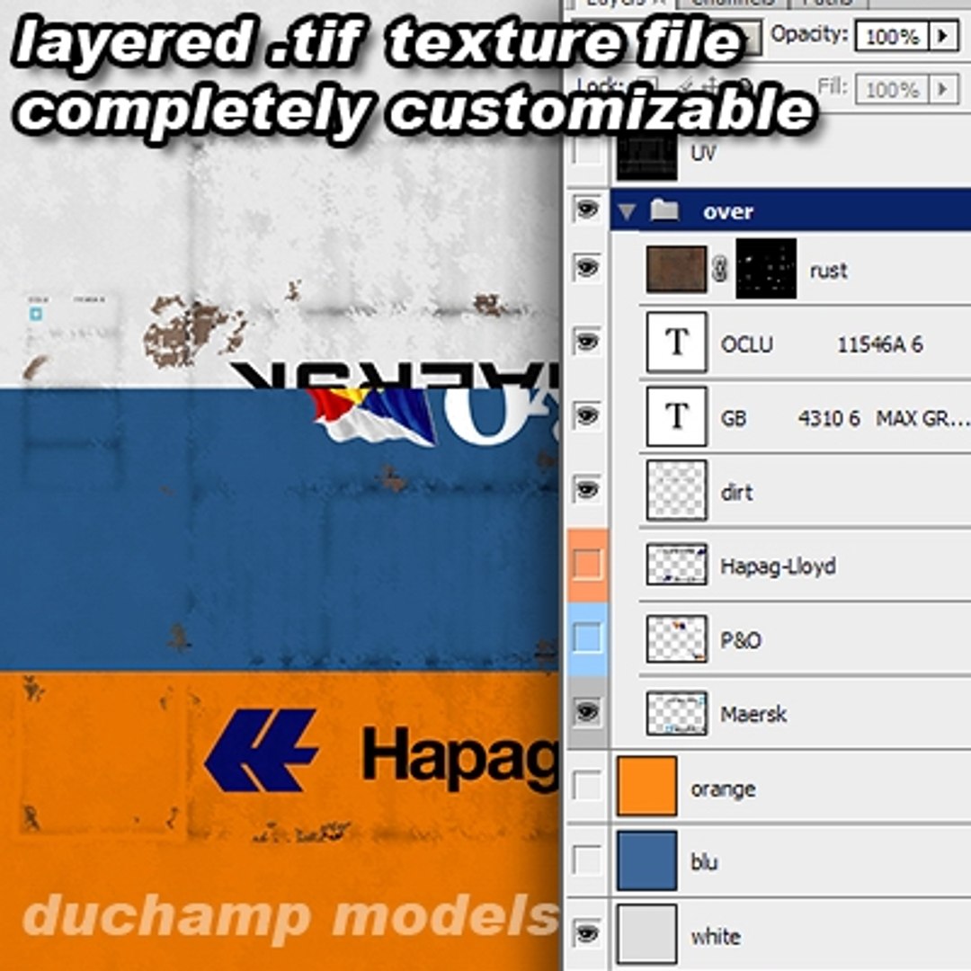 Iso Container 3d Model
