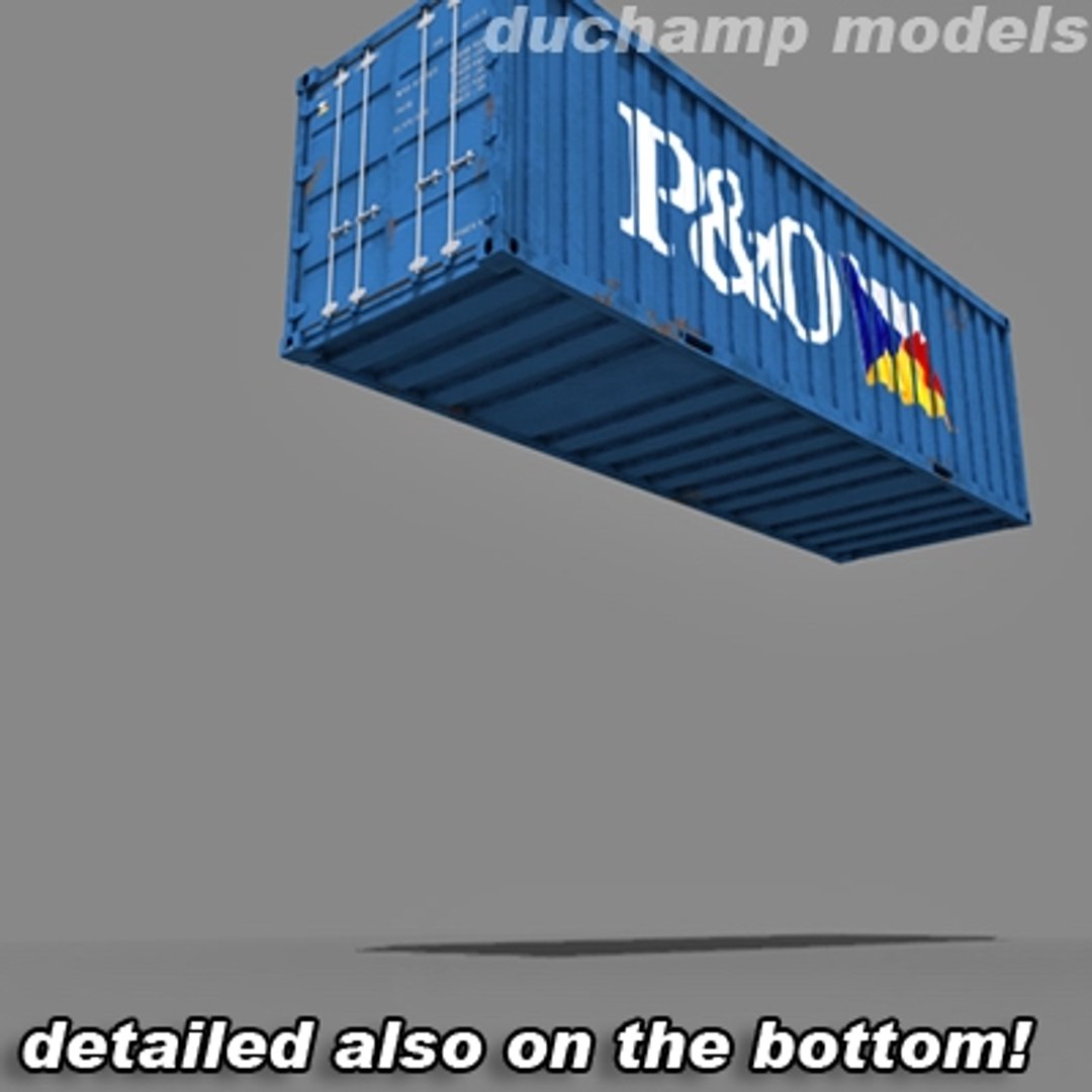 Iso Container 3d Model