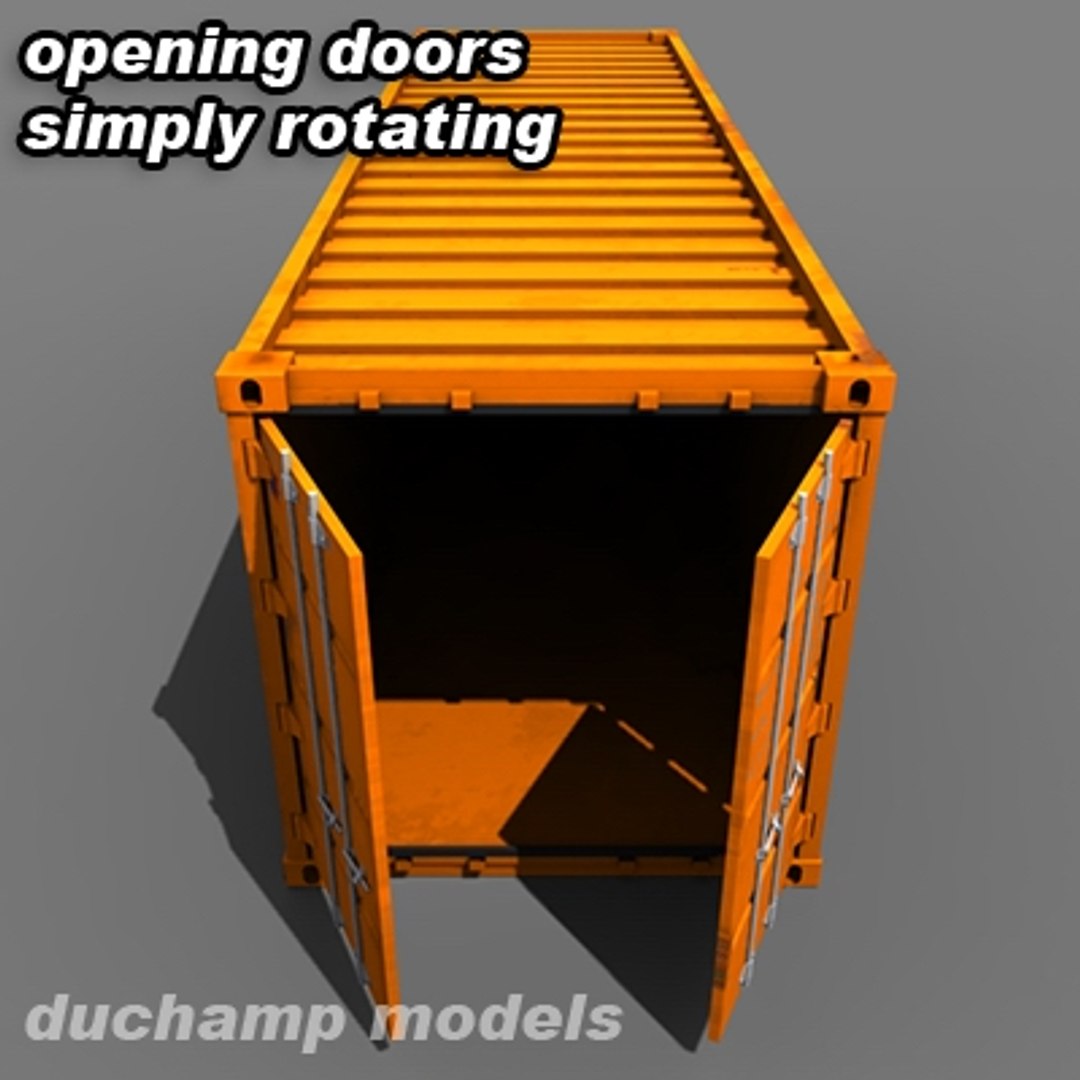Iso Container 3d Model