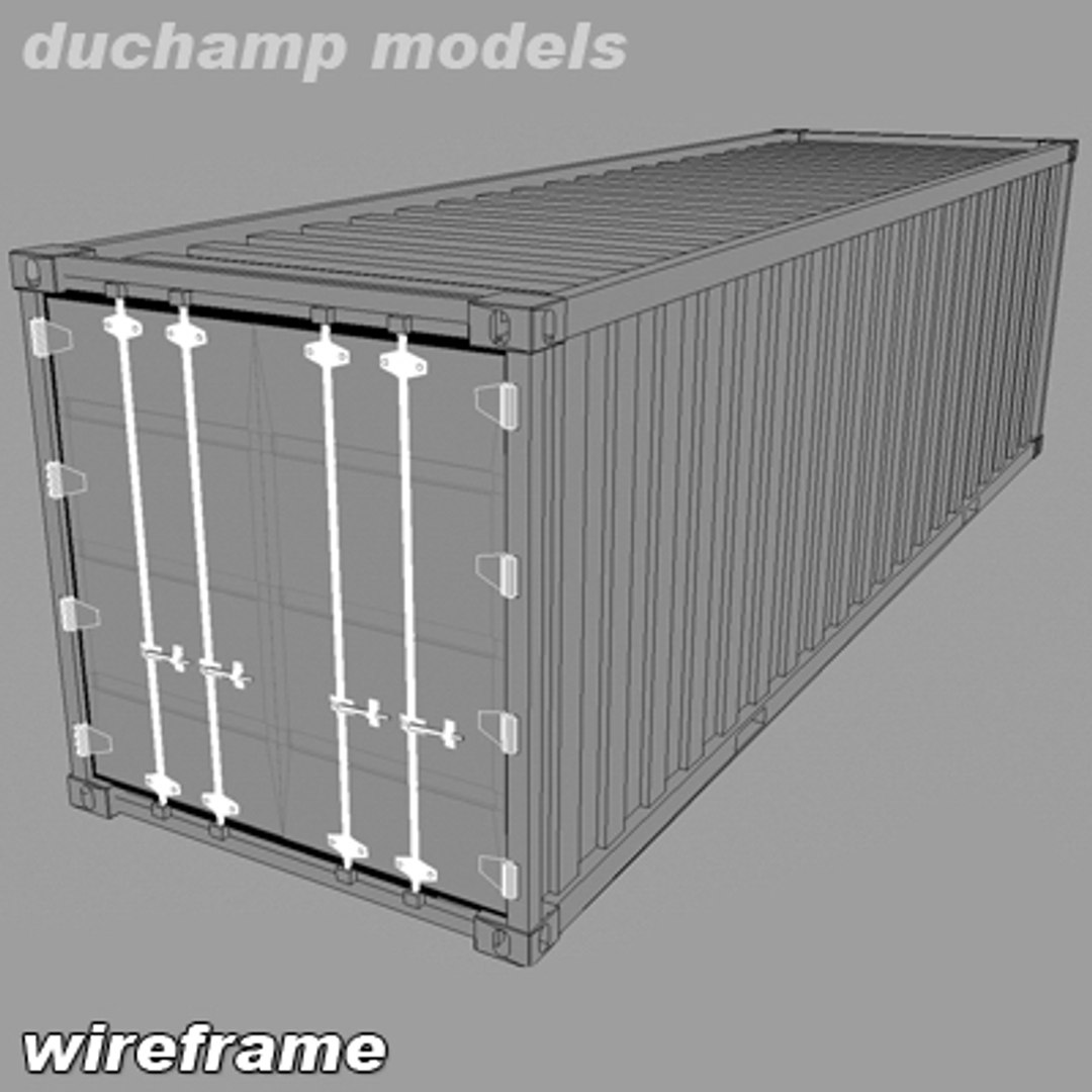 Iso Container 3d Model