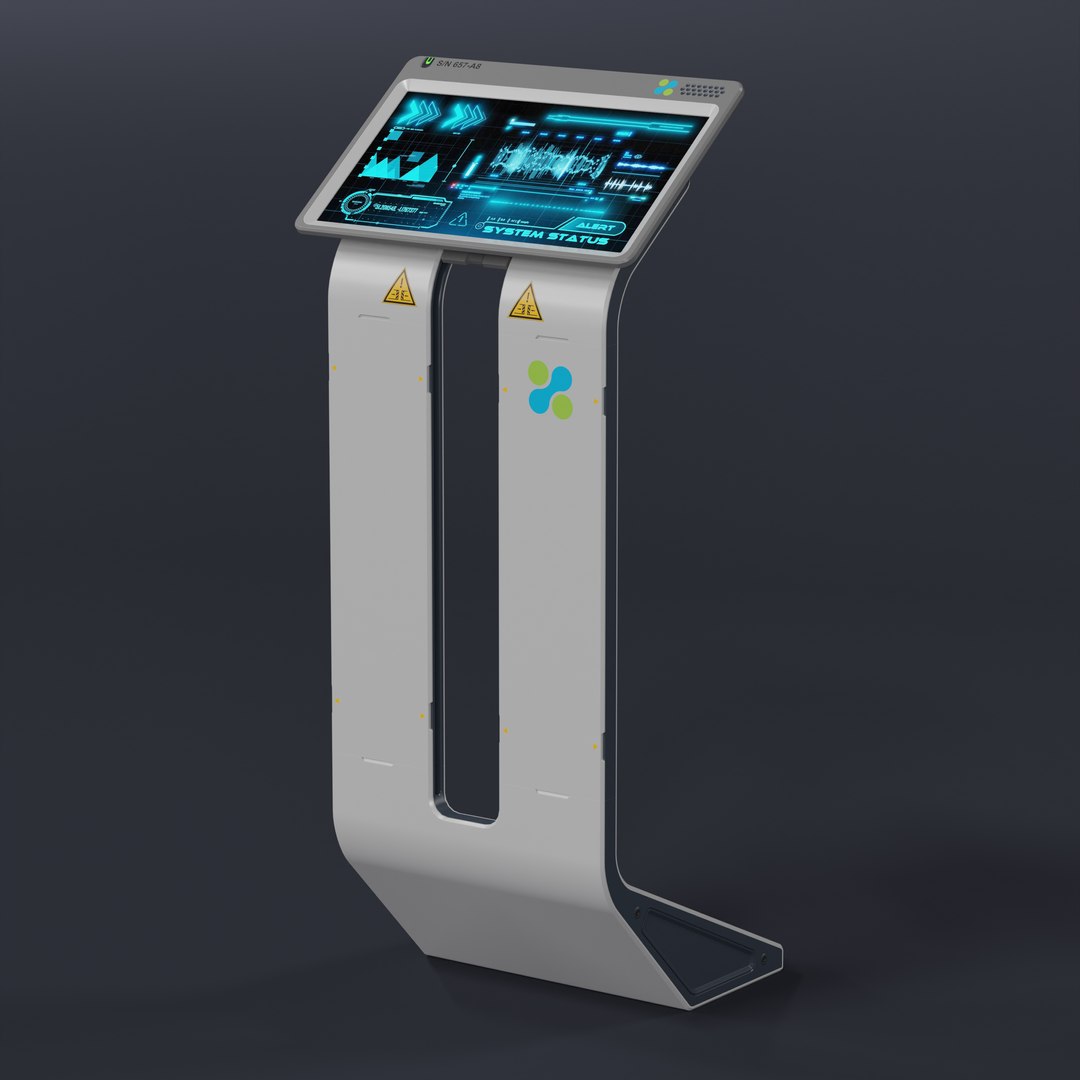 futuristic display panel