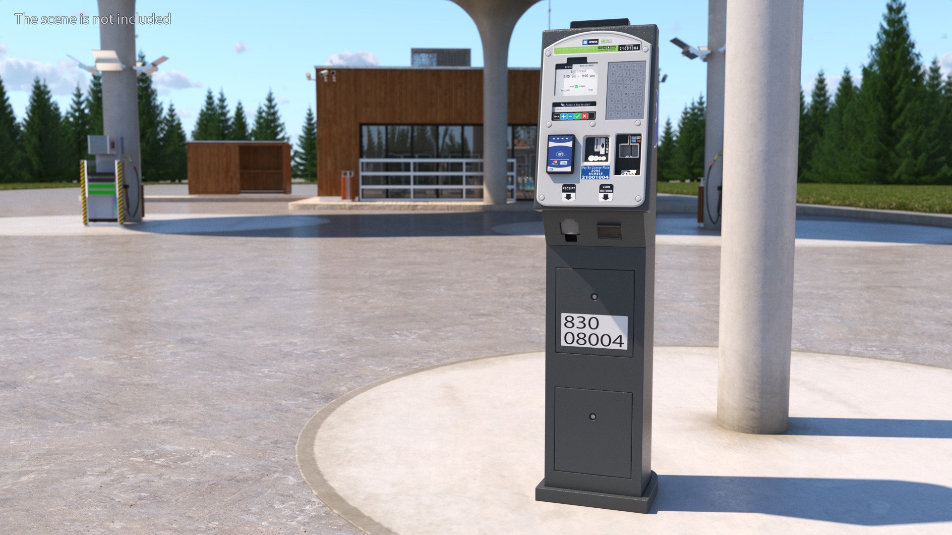 3D Digital Parking Meter Model - TurboSquid 2041023