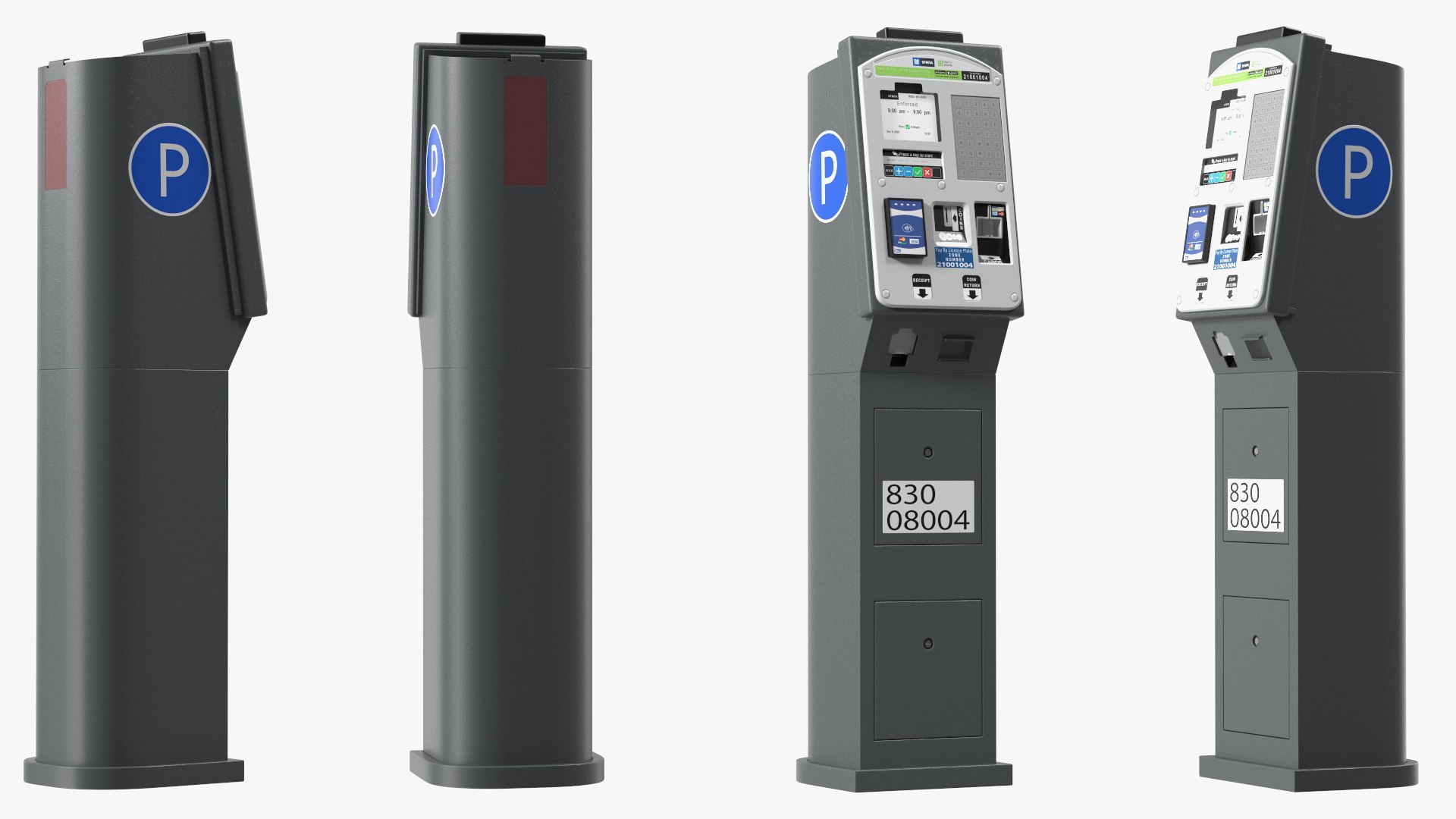 3D Digital Parking Meter Model - TurboSquid 2041023