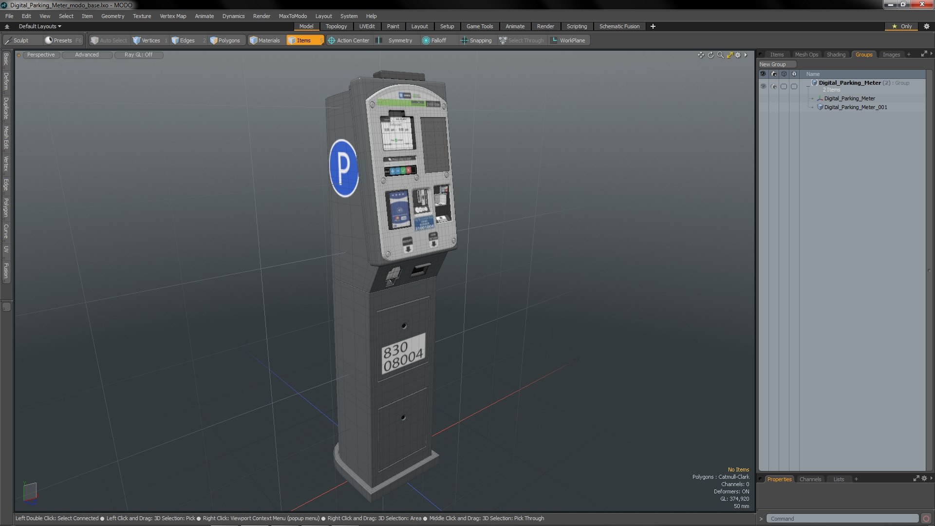 3D Digital Parking Meter model - TurboSquid 2041023