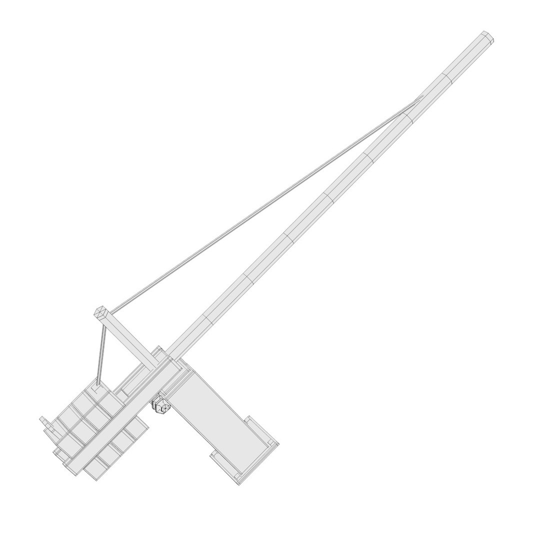 Boom Gate 3d Model