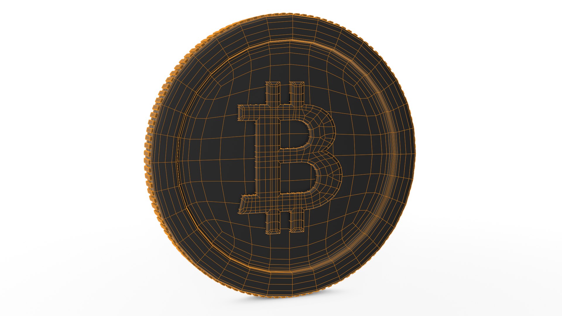 Bitcoin Coin - Golden 3D - TurboSquid 2132370