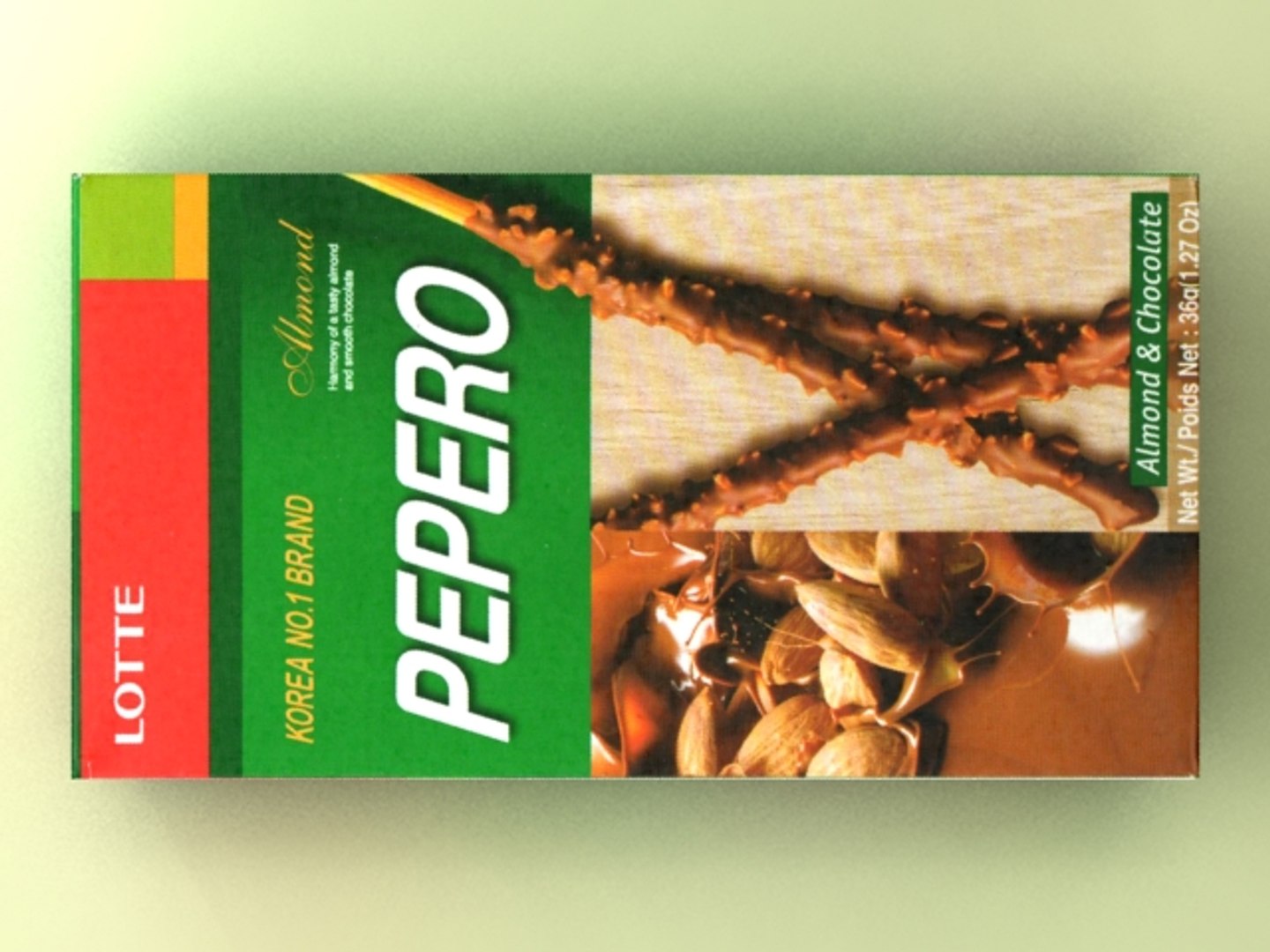 Lotte Pepero Almond 3d X